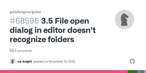 3 5 file open dialog in editor doesn t recognize folders · issue 68596