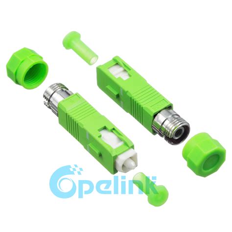 Fc Apc Sc Apc Male To Female Mating Fiber Adapter Precise Angle