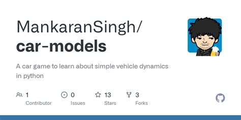 GitHub MankaranSingh Car Models A Car Game To Learn About Simple Vehicle Dynamics In Python