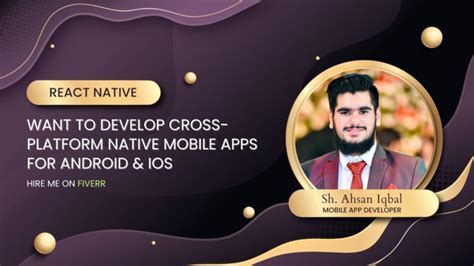 Develop Mobile Apps In React Native By Shahsaniqbal Fiverr
