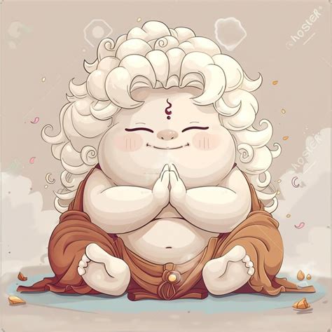 Kubera Indian Illustration Premium Ai Generated Psd