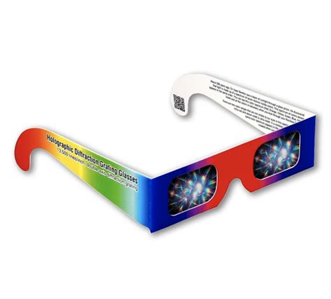 Holographic Diffraction Grating Glasses Color Explorer Central Smashing Color