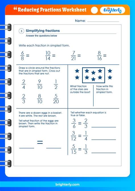 Simplify Your Fractions Free Reducing Fractions Worksheet › Worksheet