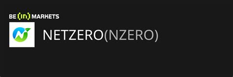 Netzero Nzero Price Marketcap Charts And Fundamentals Info Beincrypto
