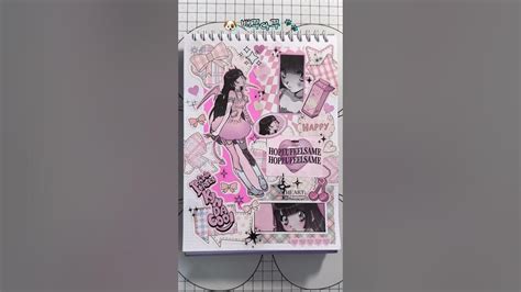 🎀핑쿠핑쿠 도미월드 스티커북 다꾸 💕 Youtube