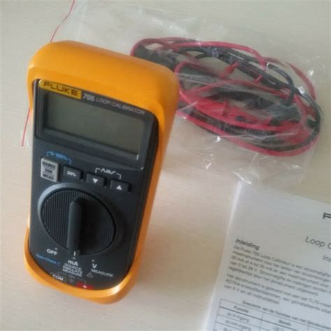 Fluke 705 Loop Calibrator 30v Maximum Voltage And 1m Drop Test High Quality Instrument High