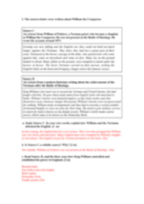 Solution Marking Scheme Year 7 History Paper Studypool