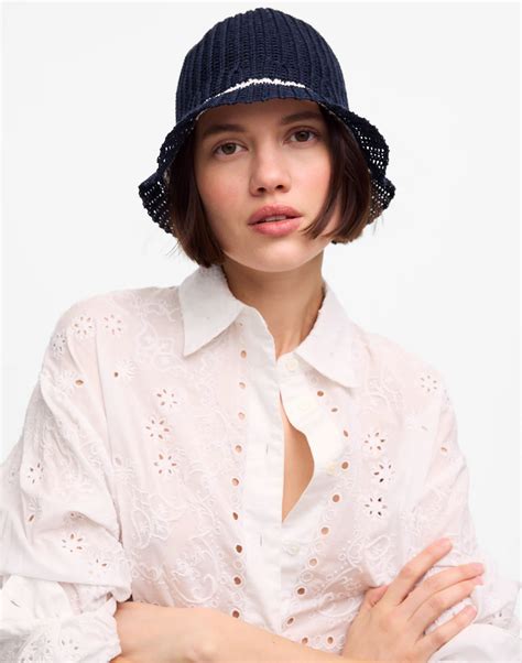 Crocheted Bucket Hat Madewell
