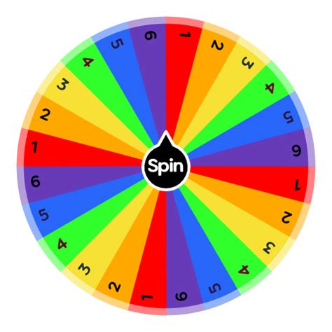 spinner up to six spin the wheel random picker