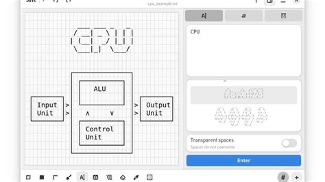 ascii draw sketch anything using characters alternativeto