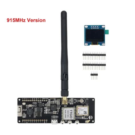 lilygo ttgo t beam v1 1 esp32 module bluetooth wifi gps neo 6m sma