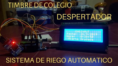 Automatización De Timbre De Colegio Proyecto Arduino N°2 Youtube Automatización De Timbre De Colegio Proyecto Arduino N°2 Youtube