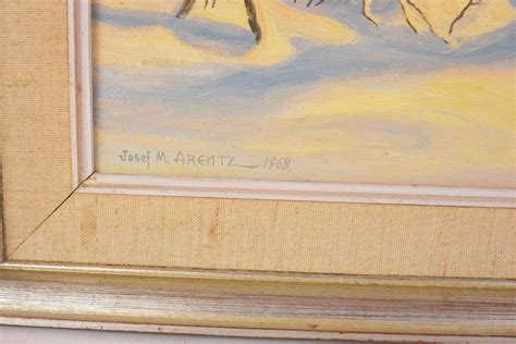 Josef Arentz Winter Landscape Mutualart