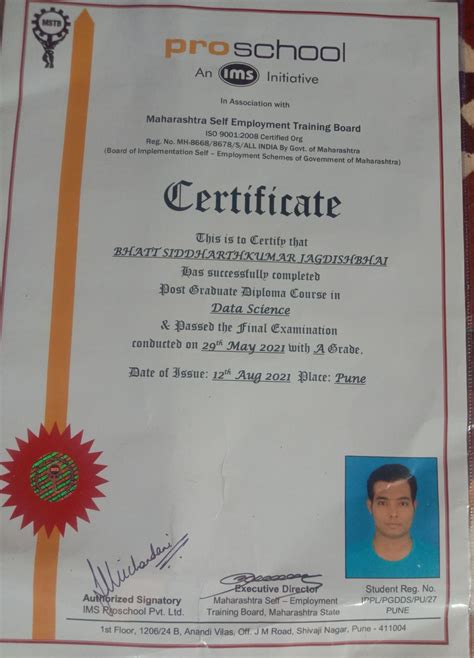 Siddharth Bhatt On Linkedin Datascience Certification