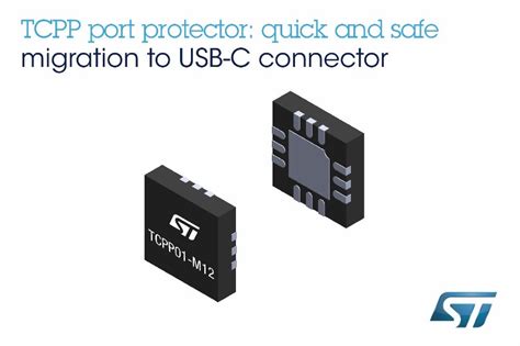 St Tcpp01 M12 Usb C 포트보호 Ic 출시 E4ds News