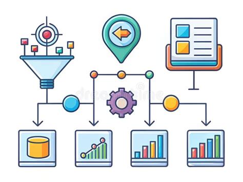 Cartoon Data Collection Process Flowchart A Simple Understandable