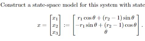 Solved A Single Wheel Cart Unicycle Moving On The Plane