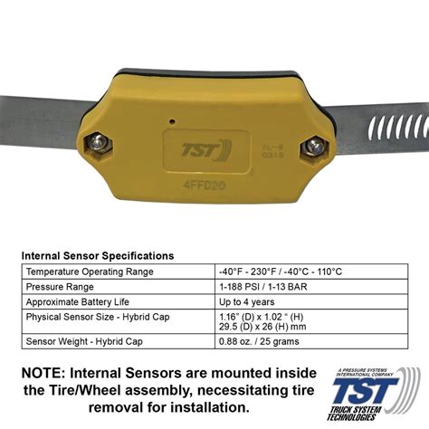 Tst Tst 507 Int S1 Internal Tire Sensor For 507 Series Tpms