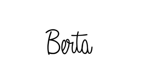 90 Berta Name Signature Style Ideas Amazing Esign