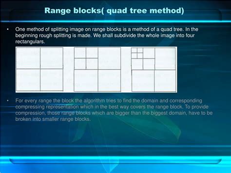 Ppt Fractal Image Compression And Parallelization Of The Fracta L Based Compression Algorithm