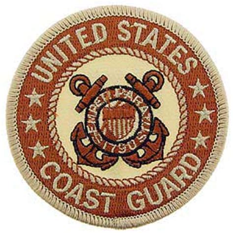 Uscg Logo Desert Coast Guard Patch Military Themed Apparel And Accessories