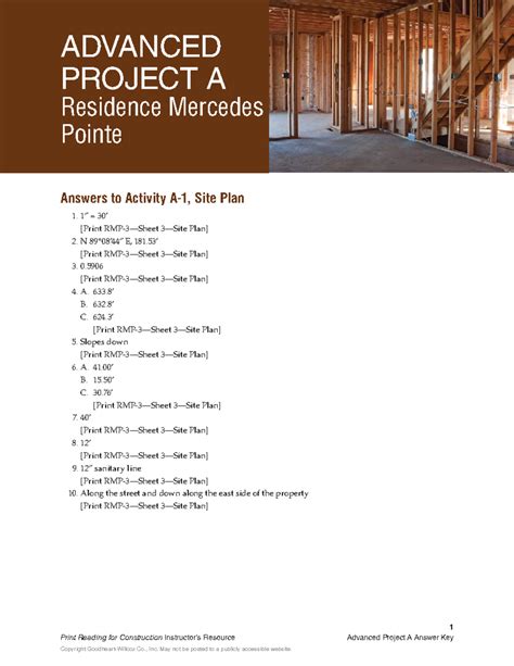 Ref Reference For Assignments 1 Print Reading For Construction