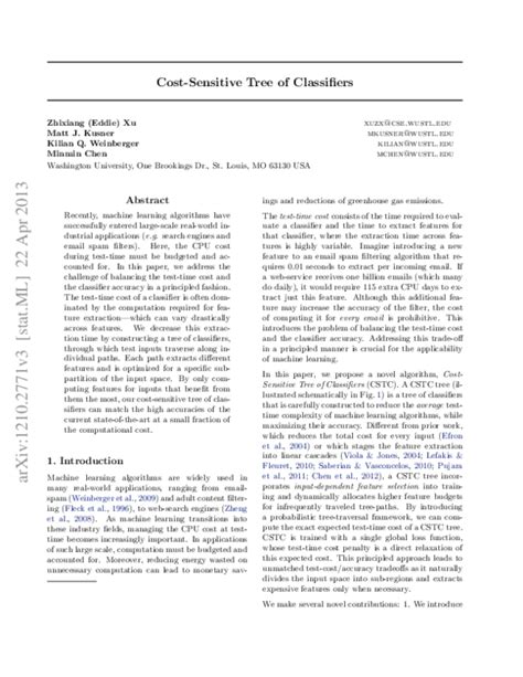pdf cost sensitive tree of classifiers