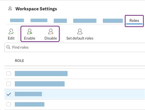 Manage Workspace User Roles Support Center