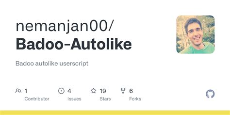 GitHub Nemanjan Badoo Autolike Badoo Autolike Userscript