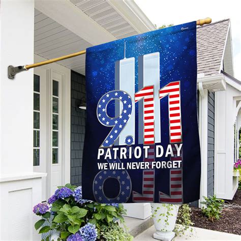 911 Patriot Day Flag 911 September 11 We Will Never Forget Flag Flagwix