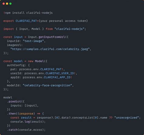 Clarifai Nodejs Clarifai