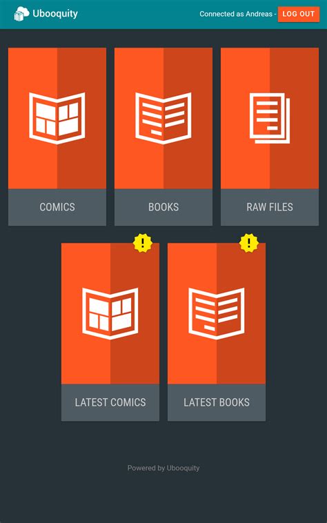 Materialized Theme For Ubooquity General Ubooquity