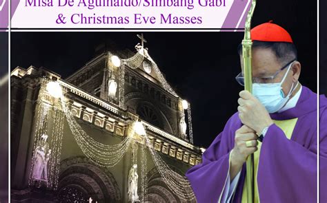 Guidelines For Misa De Aguinaldosimbang Gabi Masses Recommended By The