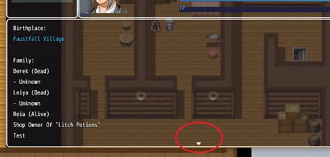 Scrolling Down A Status Screen Rpg Maker Forums