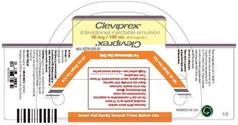 Cleviprex Fda Prescribing Information Side Effects And Uses