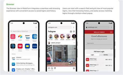 roboform for ios and android behance