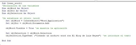 macro para generar un documento de word desde excel recursos excel