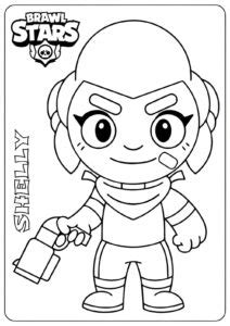 Desenho Da Shelly Para Colorir E Imprimir Mr Desenho