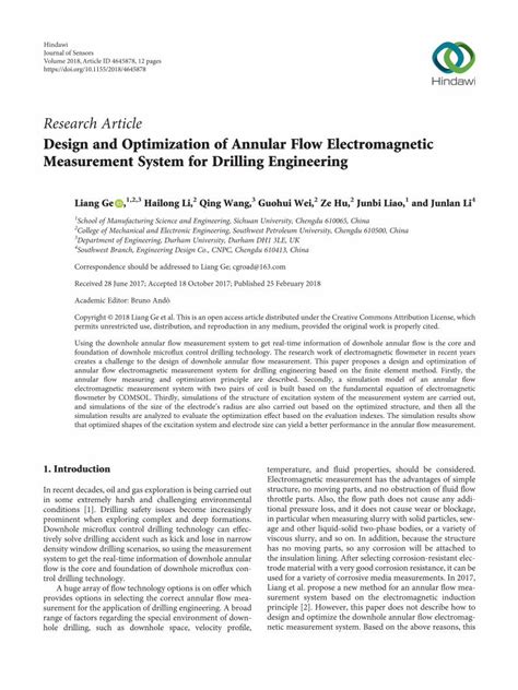 Pdf Design And Optimization Of Annular Flow Electromagnetic Dokumen Tips