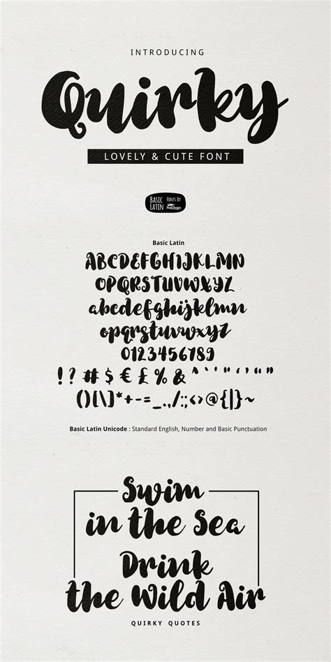 Quirky Font Funky Fonts Beautiful Serif Fonts Quirky Quotes