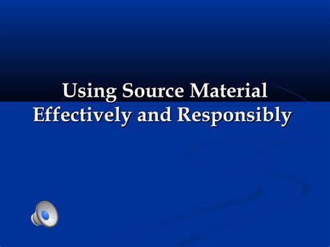 Quotation Paraphrasing And Summarizing Ppt