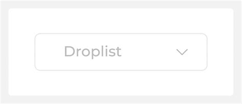 Inactive Dropdown List Ui Element Template Stock Illustration Download Image Now