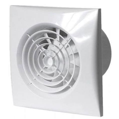 150mm Silent 150 Extractor Fan With Timer White