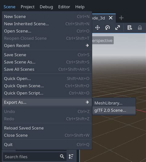 Exporting 3d Scenes — Godot Engine Stable Documentation In English