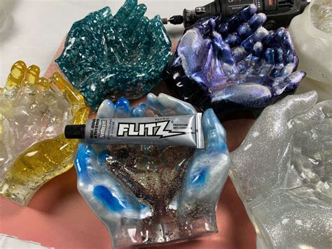 Resin Art Hack For Effortless Polishing Flitz Polish Magic