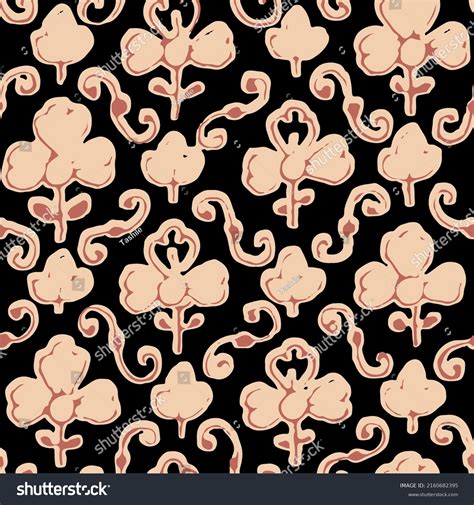 Indian Stamp Print Block Printing Seamless Stock Vector Royalty Free 2160682395 Shutterstock