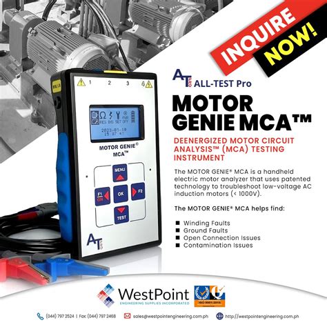 West Point Engineering Supplies Inc On Linkedin Motor Genie Mca™ Deenergized Motor Circuit