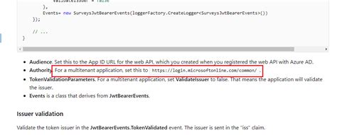 invalid azure ad token issuer listed in msdn docs · issue 18075