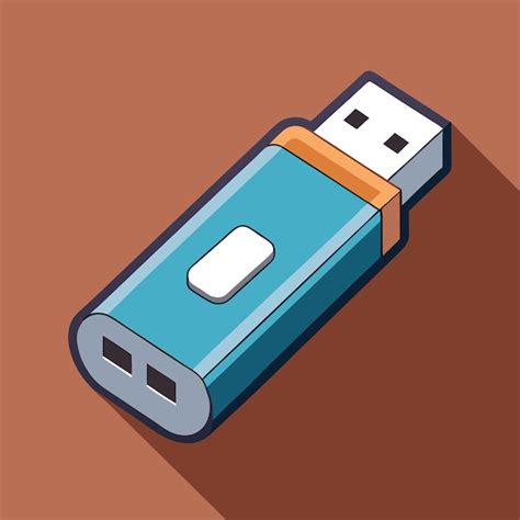 USB Flash Drive With A Sleek Premium AI Generated Vector