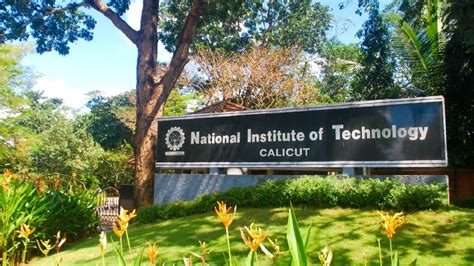 Nit Calicut Only Nit To Be Placed Under Top 10 Innovation Category